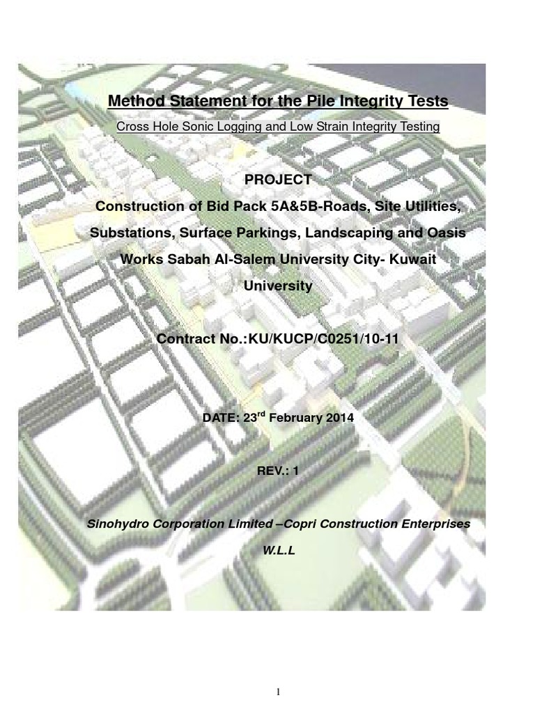 MS For Pile Integrity Testing-REV01 | PDF | Deep Foundation | Fast ...