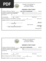 Travel Order Sample | PDF