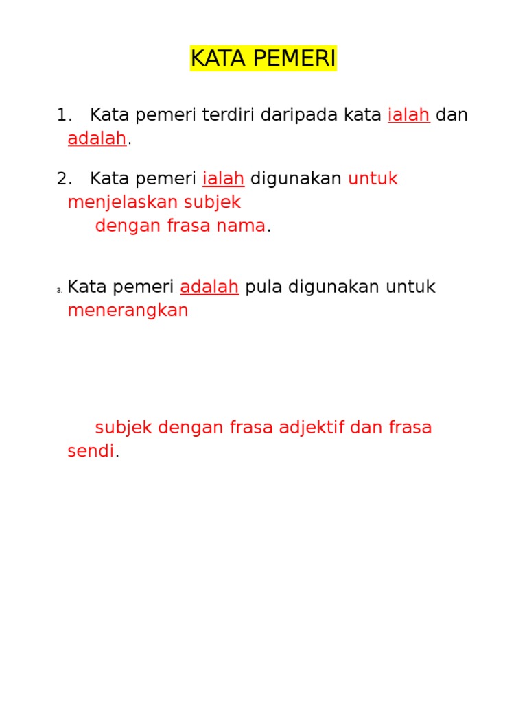 Kata Pemeri | PDF
