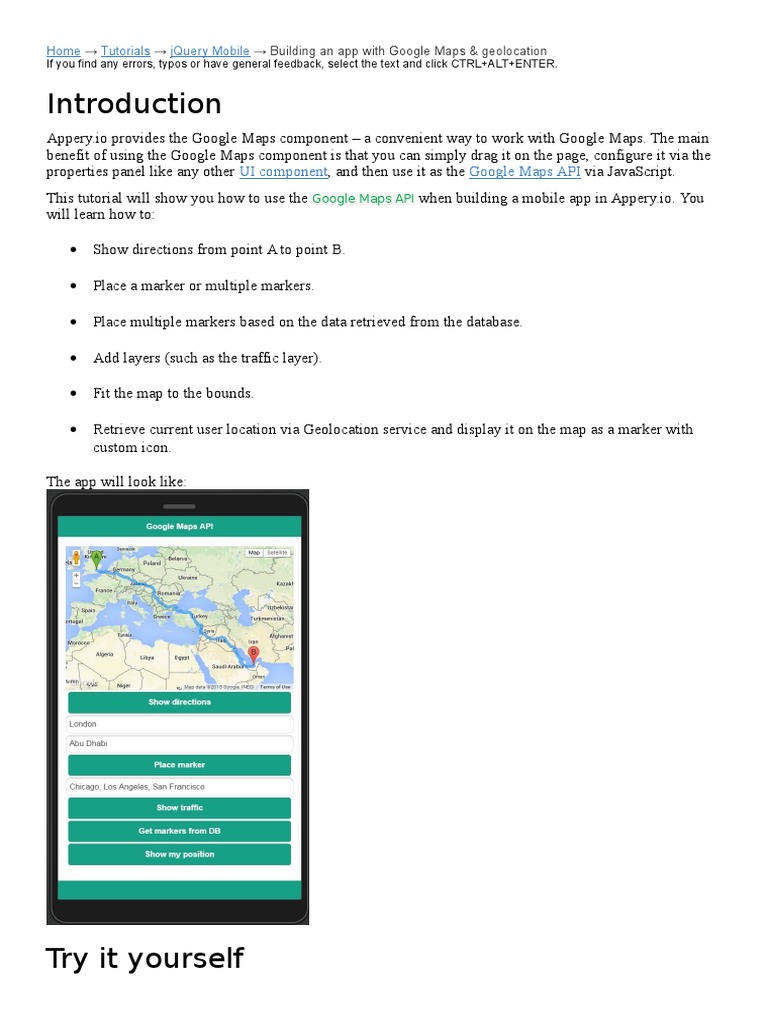 Google Map | PDF | Mobile App | Google
