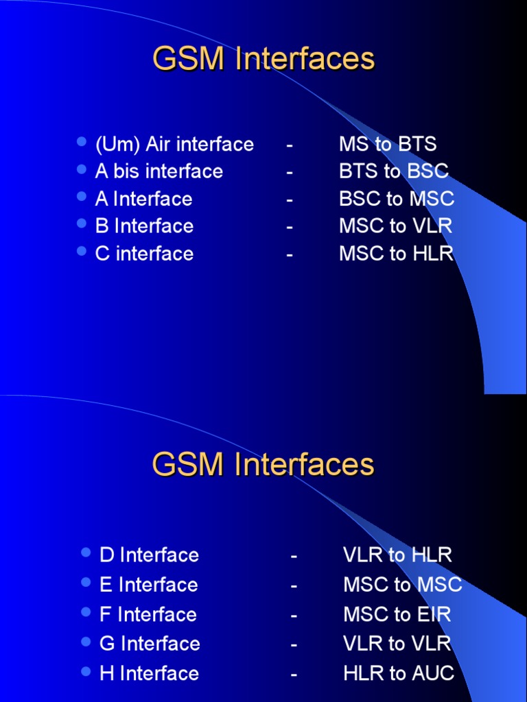 Interfaces | PDF | Communications Protocols | Radio Resource Management