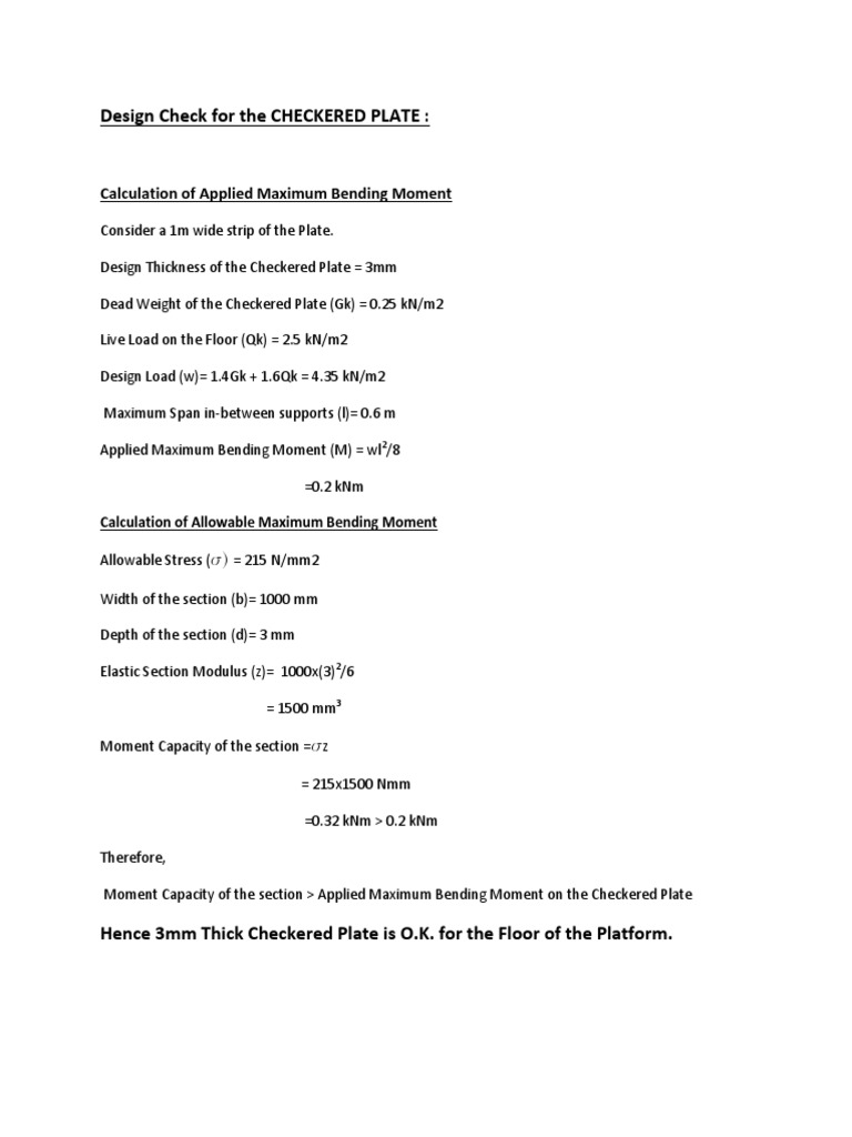 Checkered Plate | PDF