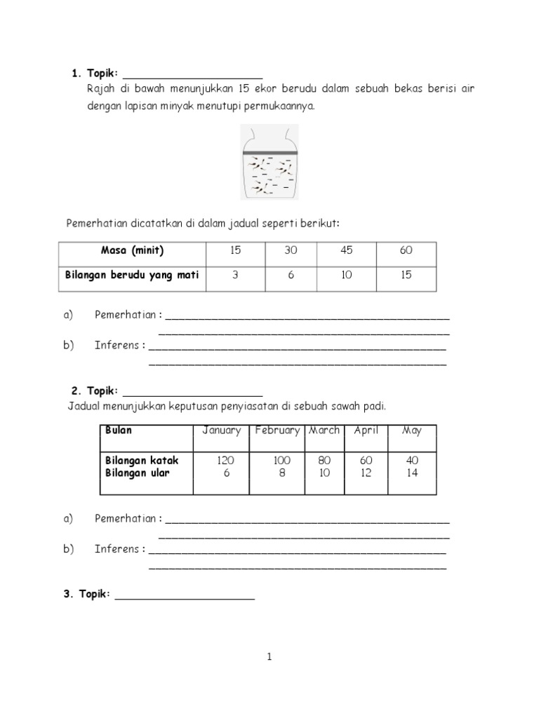 Modul Pemerhatian Dan Inferens | PDF