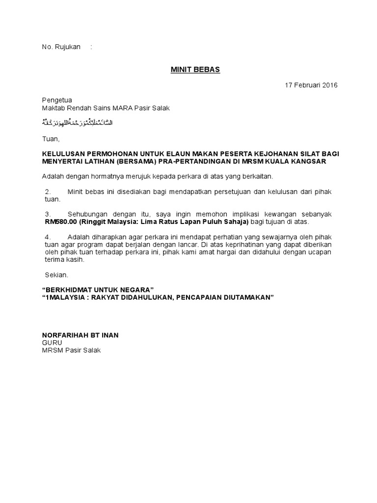 Minit Bebas Silat | PDF