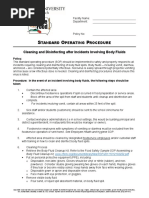 Sample Cleaning SOP | PDF | Hygiene | Cleaning