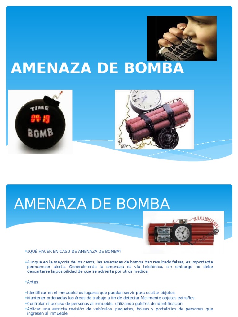 Amenaza de Bomba | PDF