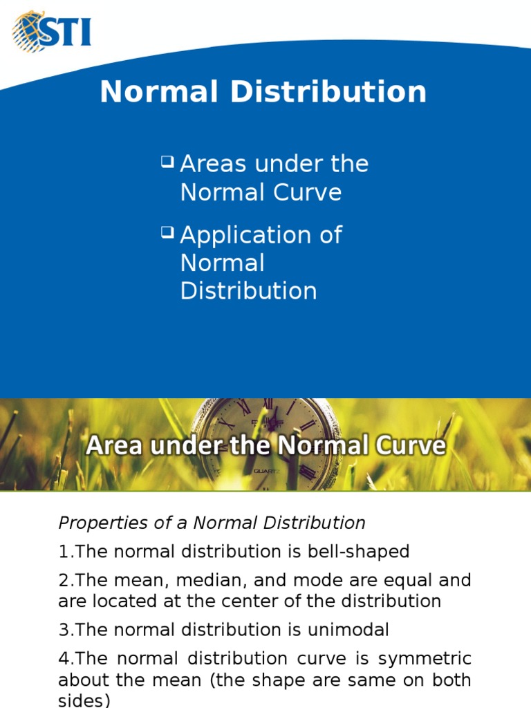 11 Normal Distribution | PDF | Normal Distribution | Statistical Theory