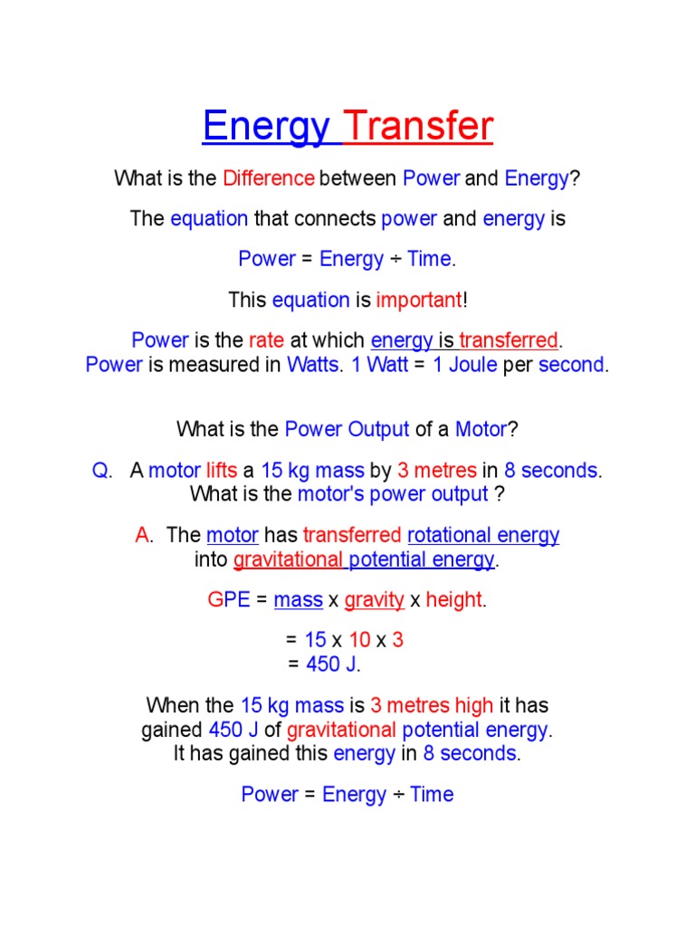 Energy | PDF