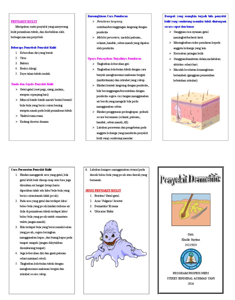Leaflet Dermatitis | PDF