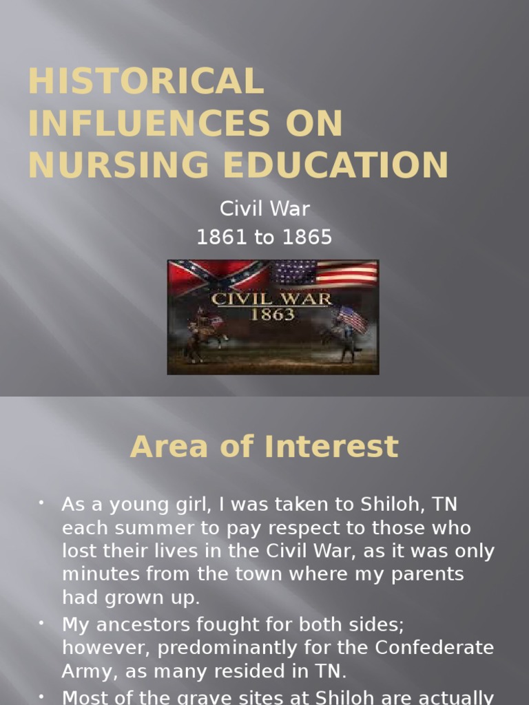 U1A1 Civil War Nurses PowerPoint | PDF | American Civil War | Nursing