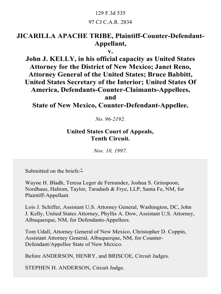 United States Court of Appeals, Tenth Circuit | PDF | Supreme Court Of ...
