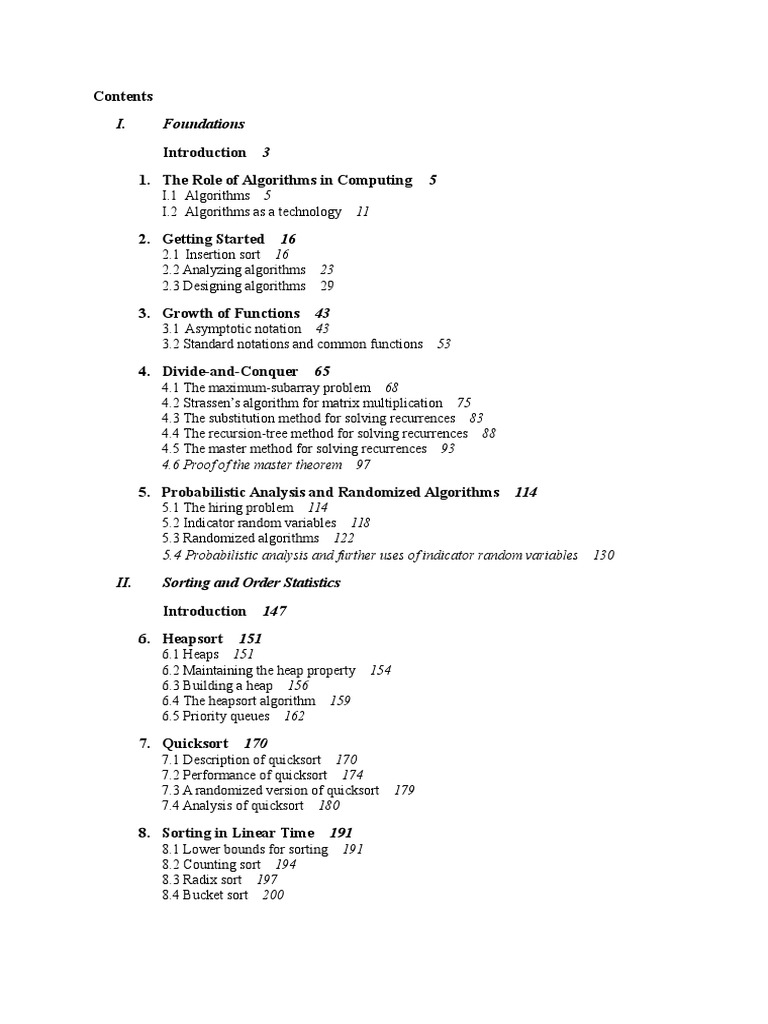 Clrs Content | PDF | Linear Programming | Time Complexity
