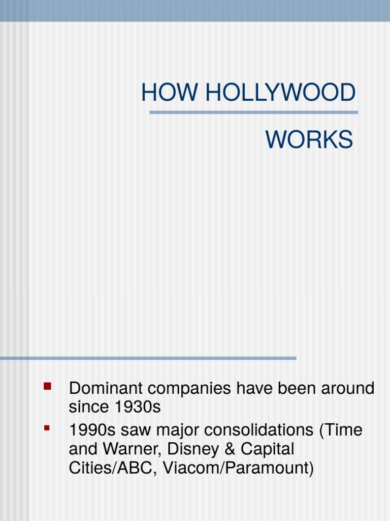 Explaining Hollywood | PDF | Paramount Pictures | Digital Video Recorder