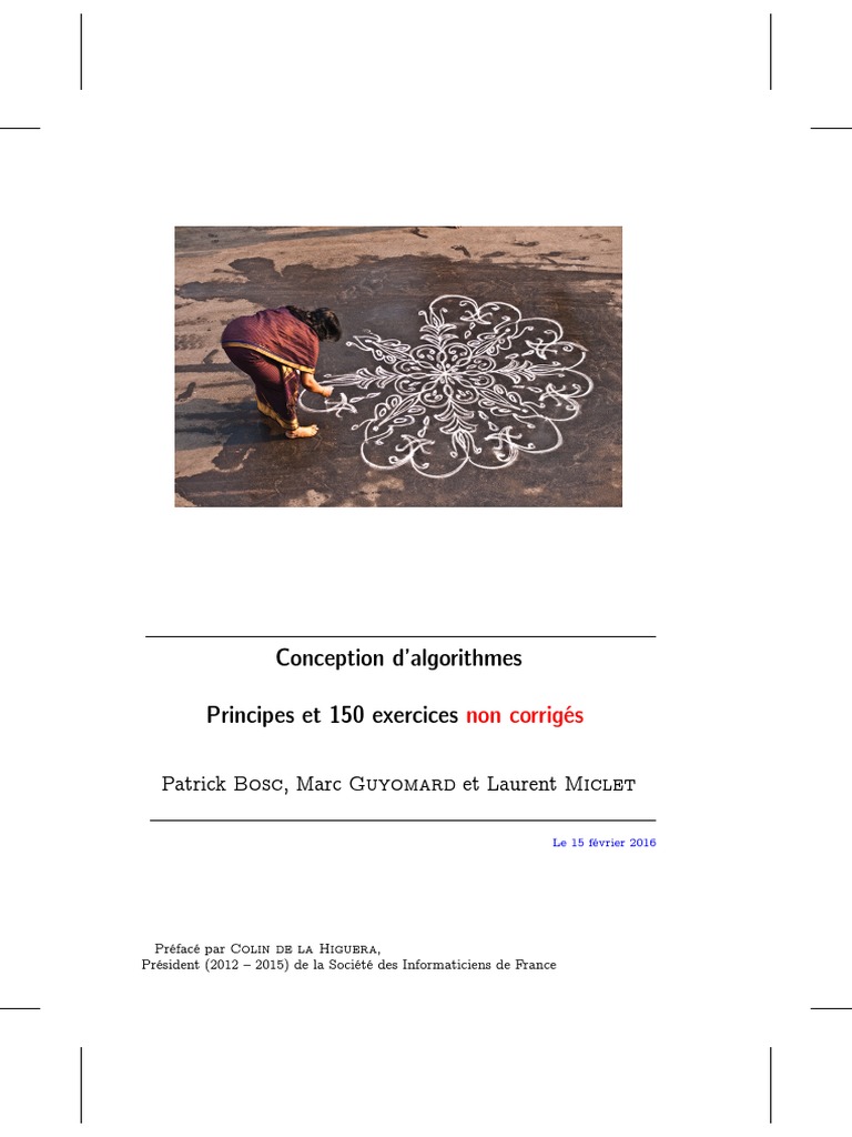 Conception D Algorithmes | PDF | Natural Number | Computer Science