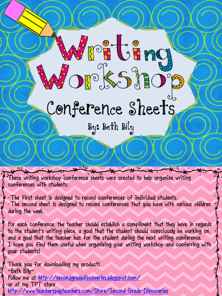 Writing Workshop Conference Sheets | PDF | Career & Growth | Social Science