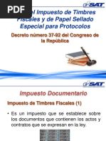 Ley Del Impuesto de Timbres Fiscales y de Papel Sellado Especial para Protocolos | PDF ...