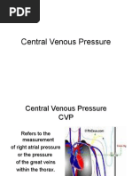 Central Venous Pressure Measurement | PDF | Blood Pressure | Heart