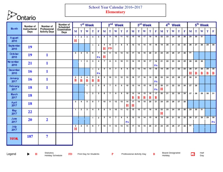 QLD School Calendar 2016-2017 | PDF
