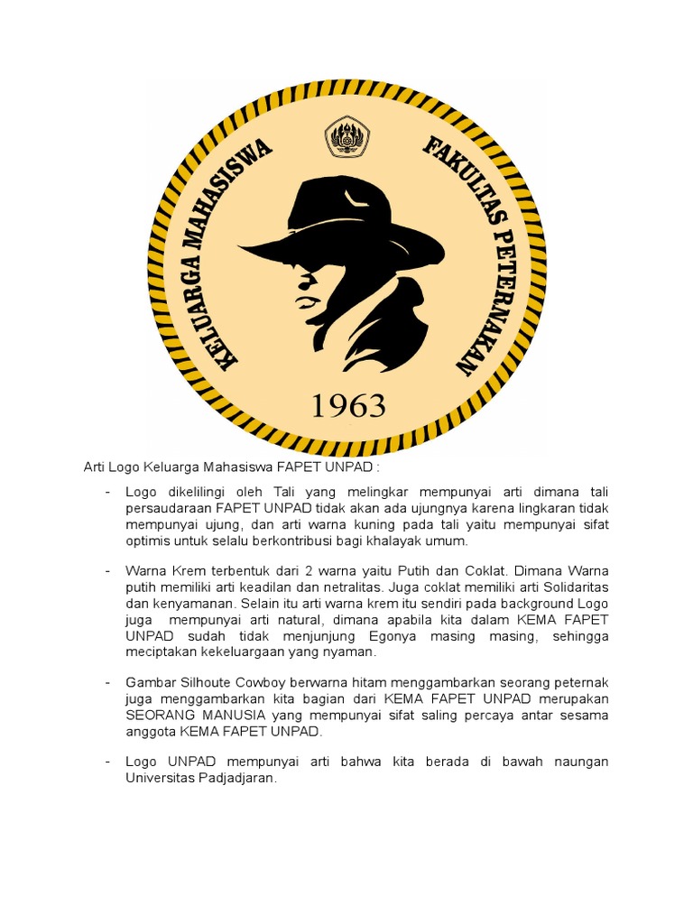Arti Logo Keluarga Mahasiswa FAPET UNPAD | PDF