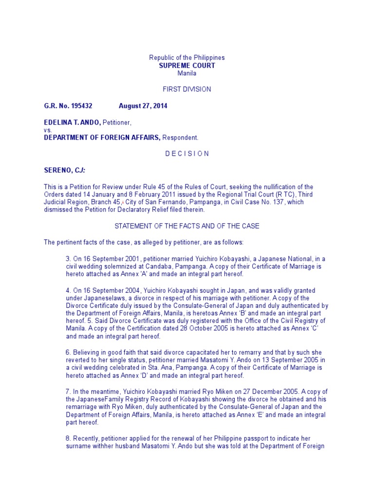 Supreme Court | PDF | Divorce | Public Law