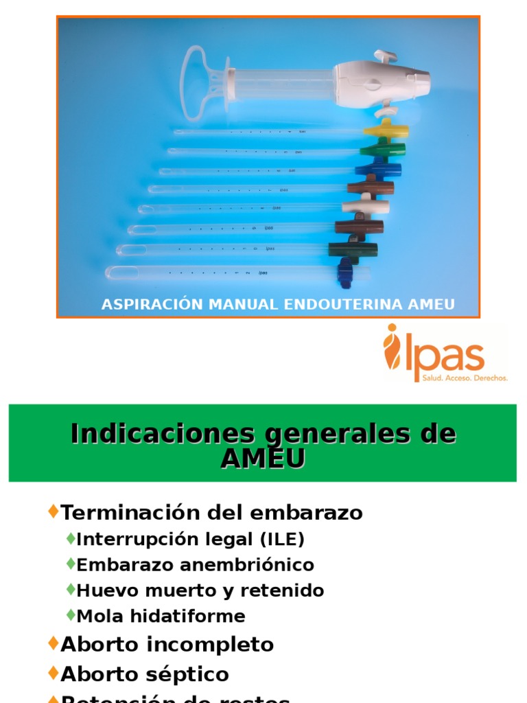 Procedimiento AMEU: Guía Completa | PDF | Útero | El embarazo