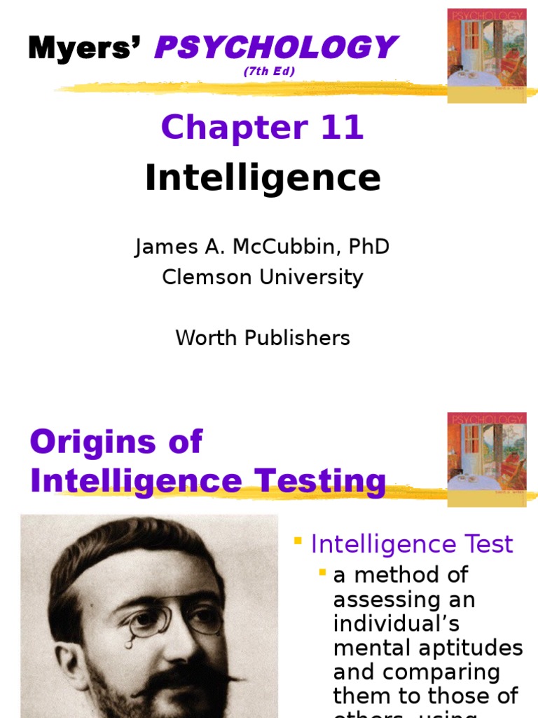 11 Intelligence | PDF | Wechsler Adult Intelligence Scale ...