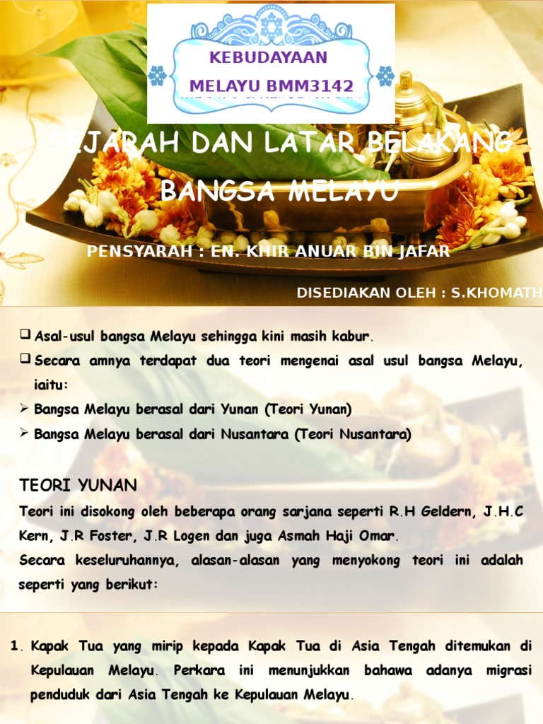 Sej & LB Bangsa Melayu | PDF