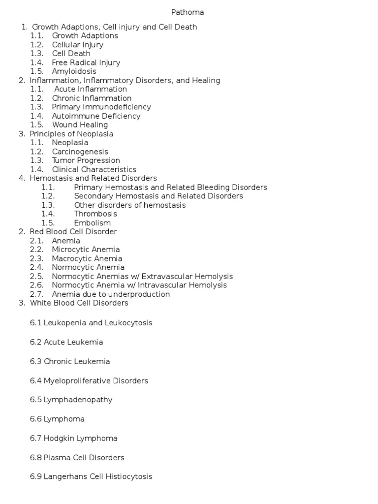 Pathoma Video List | Download Free PDF | Anemia | Neoplasms