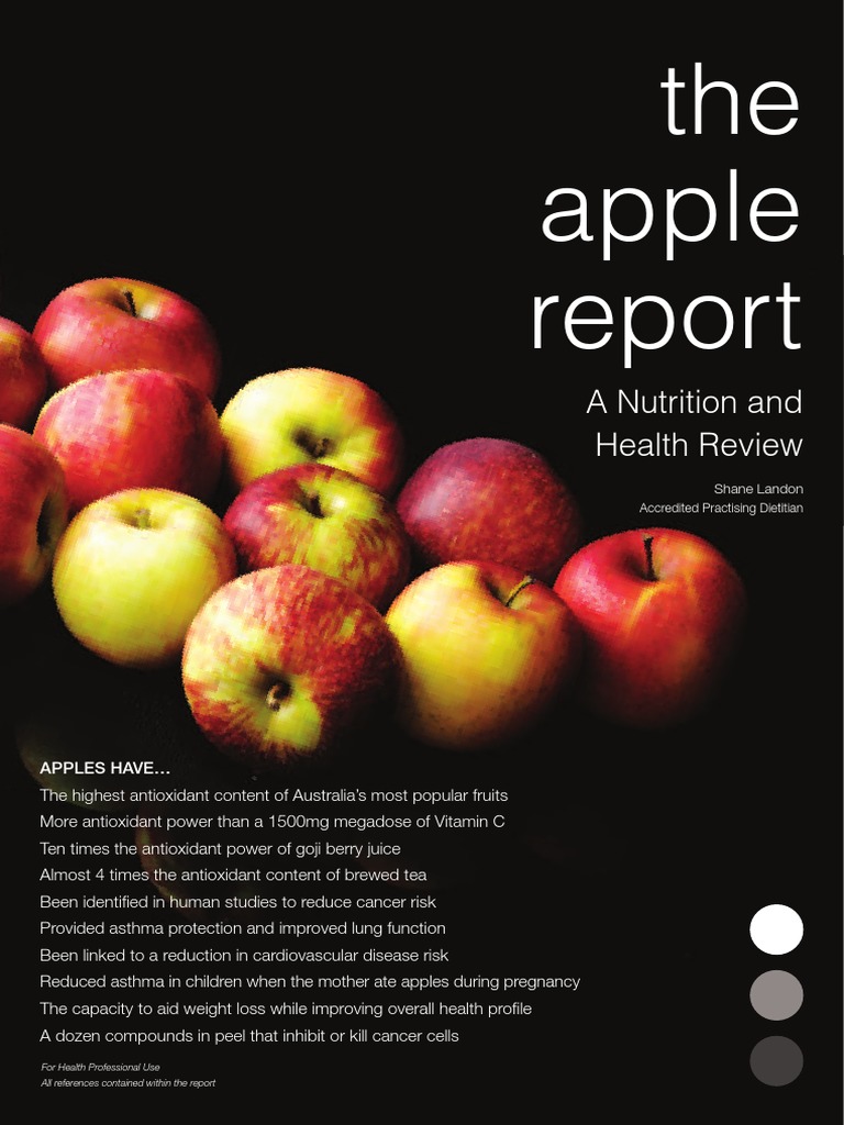 Apple Report For Email | PDF | Cardiovascular Diseases | Antioxidant