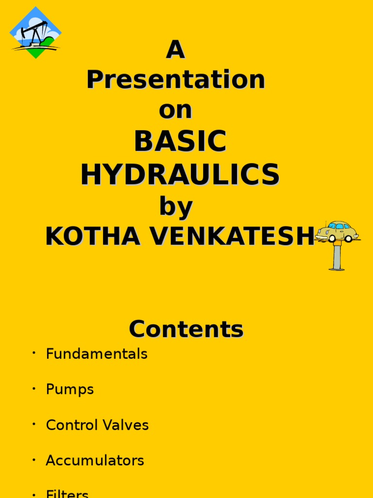 Basic Hydraulics | PDF | Pump | Valve