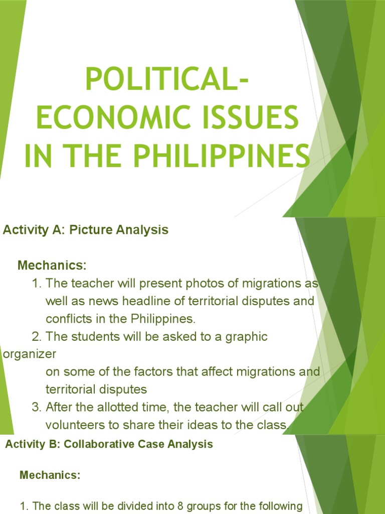 Political-Economic Issues in the Philippines | PDF | Social Science