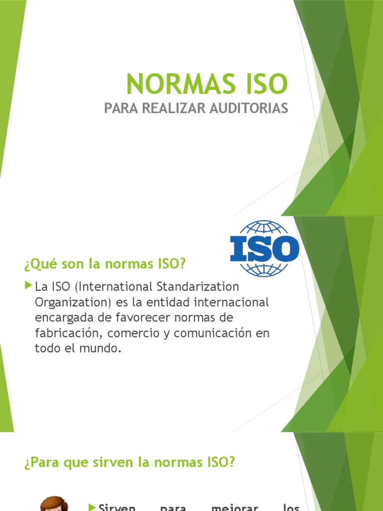 Normas Iso Ppt | Organización Internacional de Normalización ...