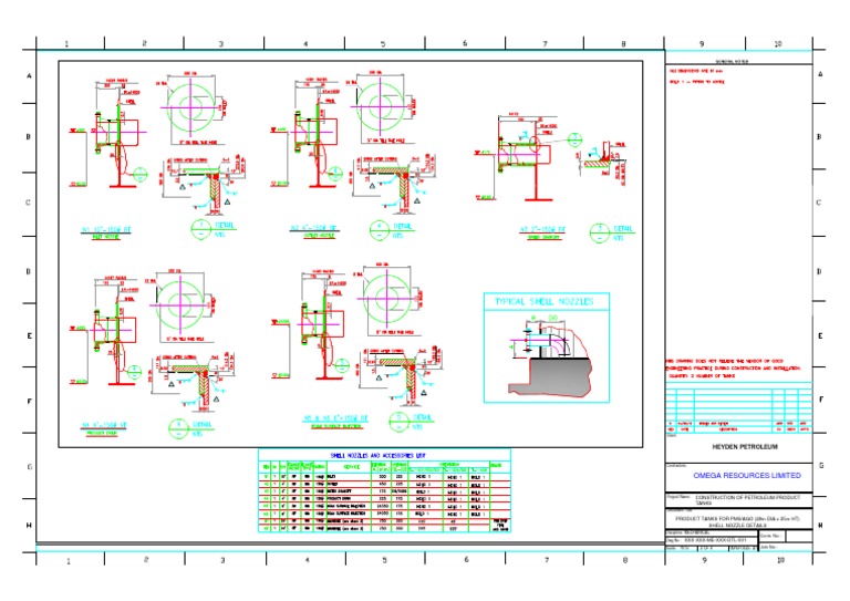 Tank Nozzle Details | PDF