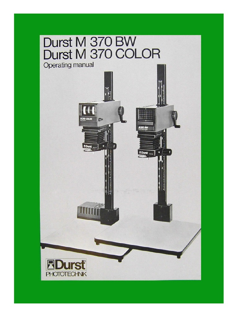 Durst M370 | PDF