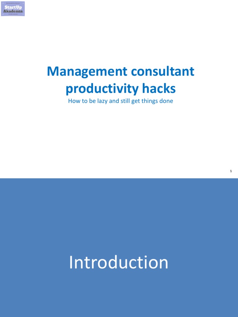 Productivityhacks | PDF | Microsoft Excel | Time Management