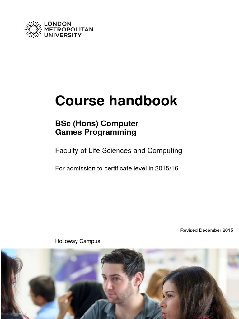 Course Handbook: BSC (Hons) Computer Games Programming | PDF | Academic ...