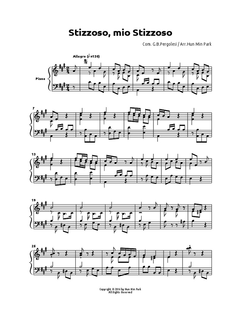 Stizzoso Mio Stizzoso | PDF