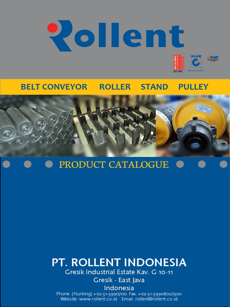 Catalogue Rollent Roller | PDF | Mechanical Engineering | Manufactured ...