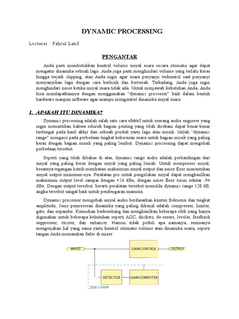 Dynamic Processing | PDF