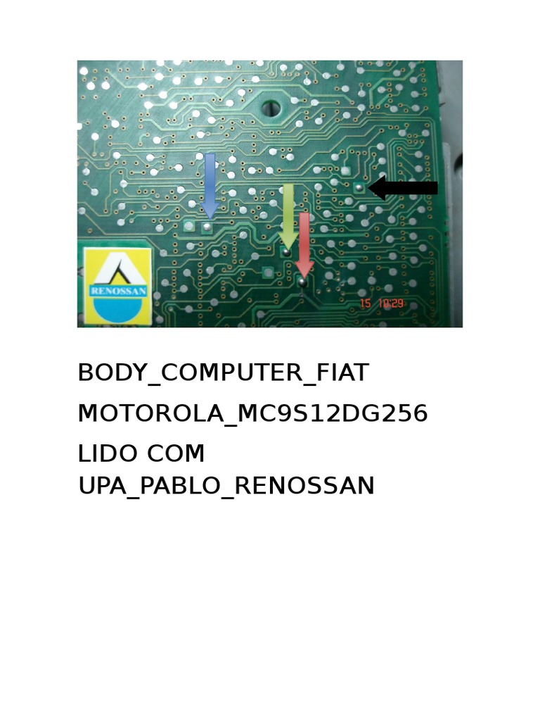 Body Fiat Mc9s12dg256 | PDF