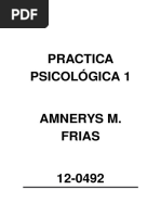 Caso PR Ctico 2 Resuelva El Caso Miriam en El Que Debe Determinar El Diagn Stico en Base Al DSM ...