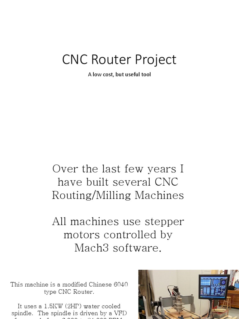 CNC Router Project | PDF | Numerical Control | Power Supply