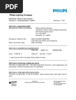 Busted Flourescent Bulb Label | PDF | Waste | Hazardous Waste
