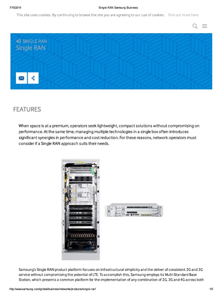 Single RAN Samsung Business | PDF | Business (General)