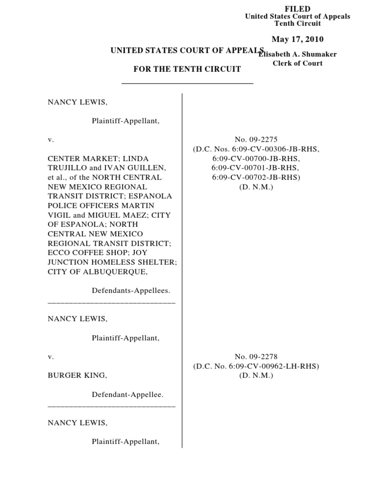 United States Court of Appeals Tenth Circuit