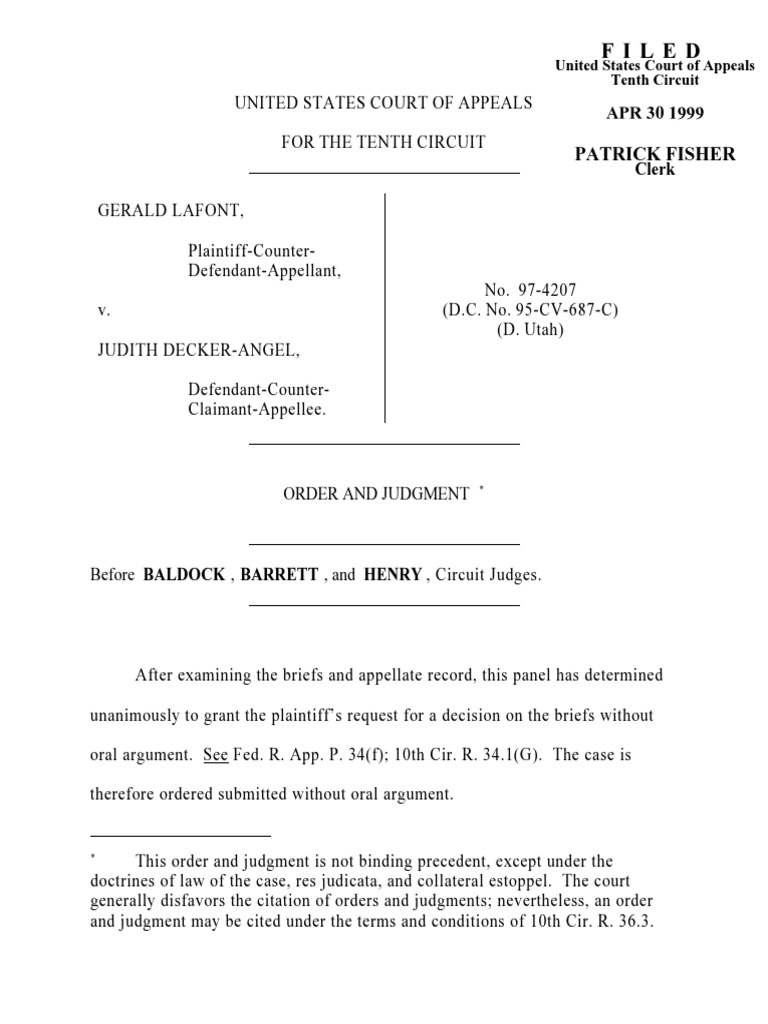 Filed: Patrick Fisher | PDF | Affirmative Defense | Pleading