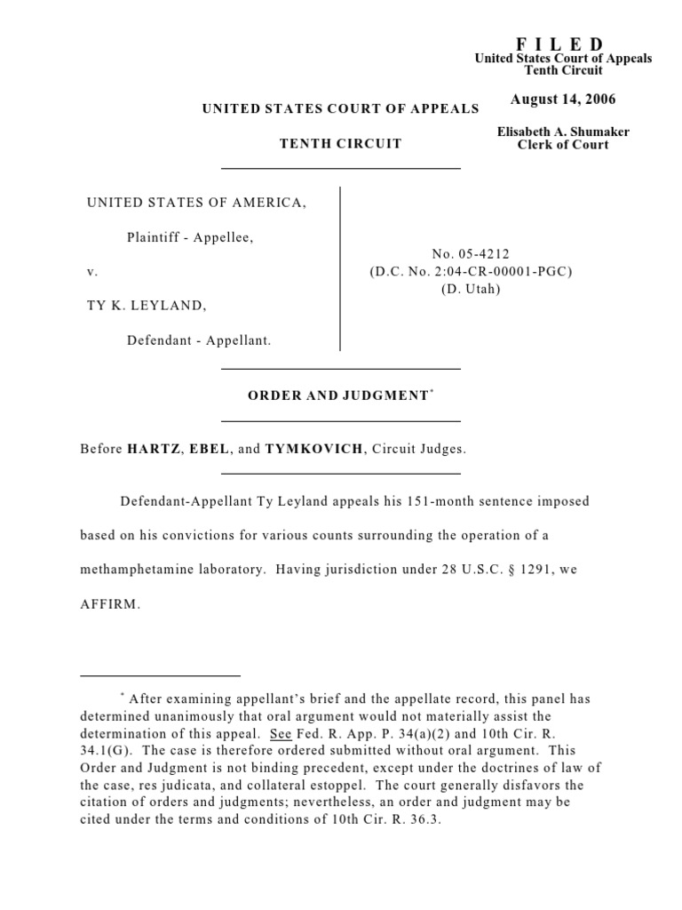 Filed: United States Court of Appeals Tenth Circuit | PDF | United ...