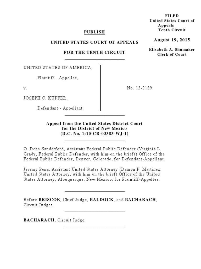 Publish United States Court of Appeals For The Tenth Circuit | Download ...