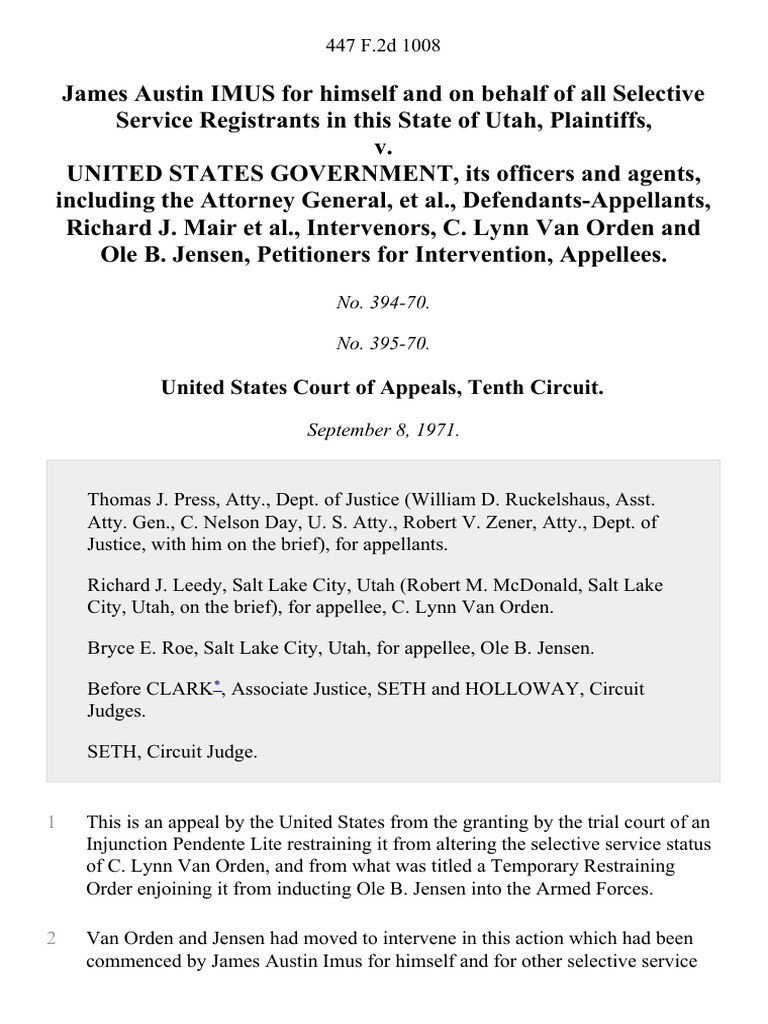 United States Court of Appeals, Tenth Circuit.: No. 394-70. No. 395-70 ...