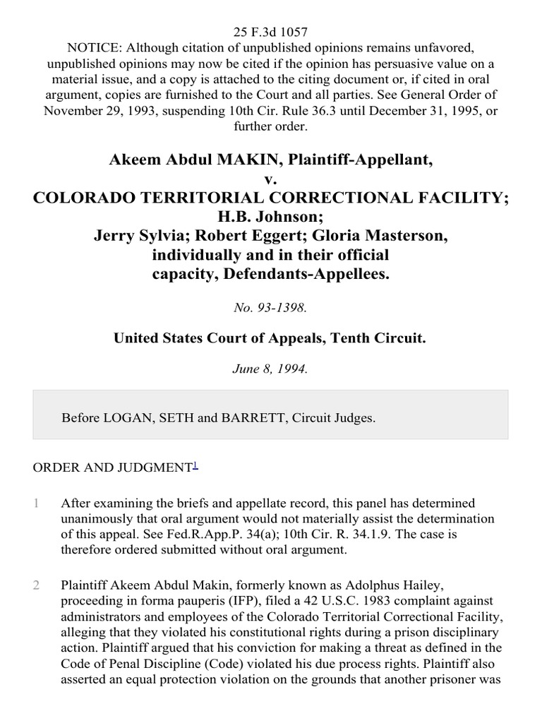 United States Court of Appeals, Tenth Circuit | PDF | Precedent | Lawsuit